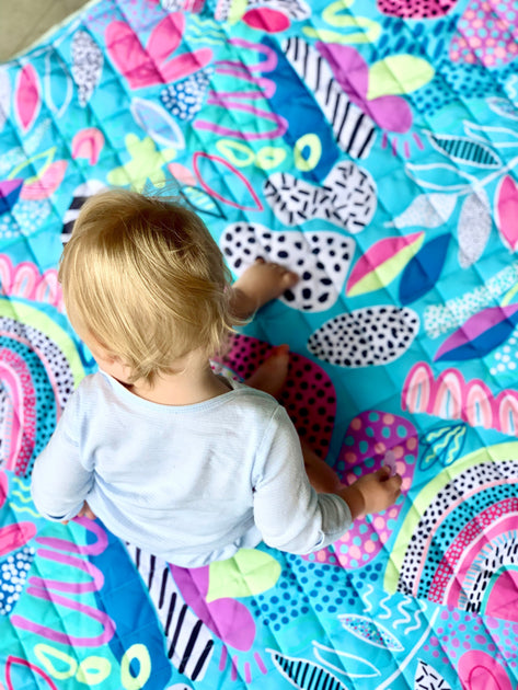 Quilted Play Mats | Double Sided Play Mat – bebeluxe